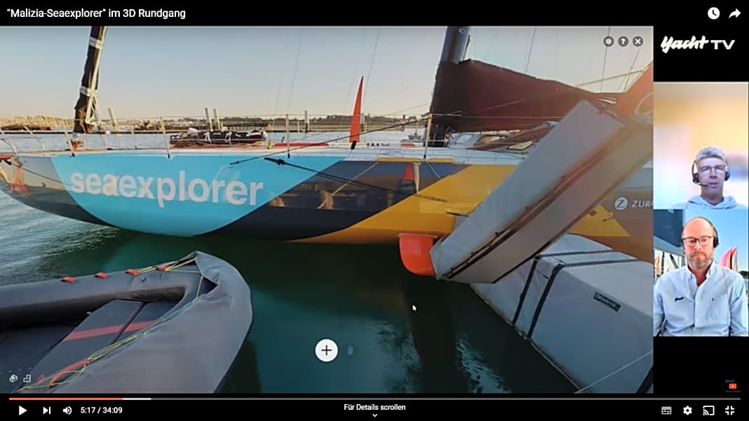 „Malizia – Seaexplorer“: virtueller Rundgang auf Boris Herrmanns Boot ...