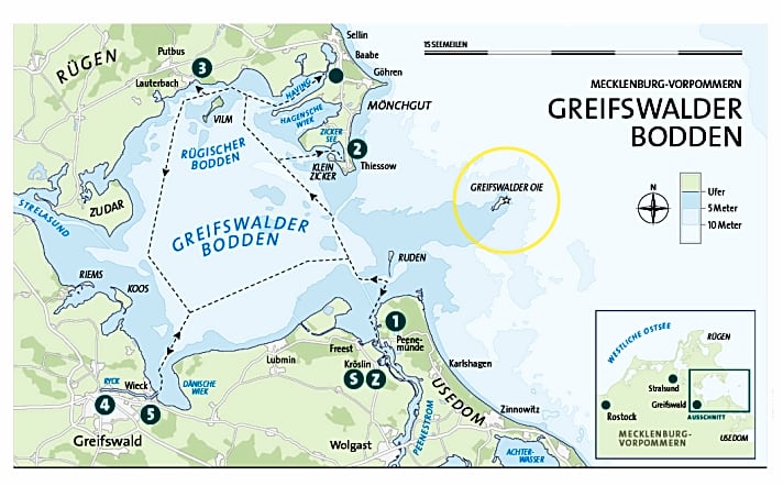 Reise: Greifswalder Bodden – Einmal Rügen und zurück | BOOTE