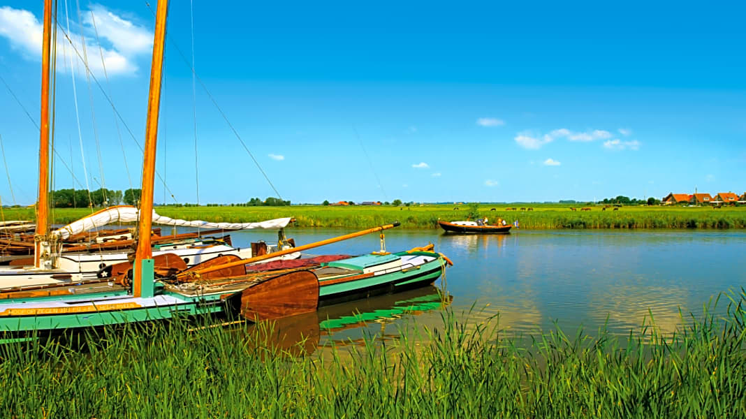 Reise durch die Niederlande: Provinz Friesland - Mit dem Boot durch ...