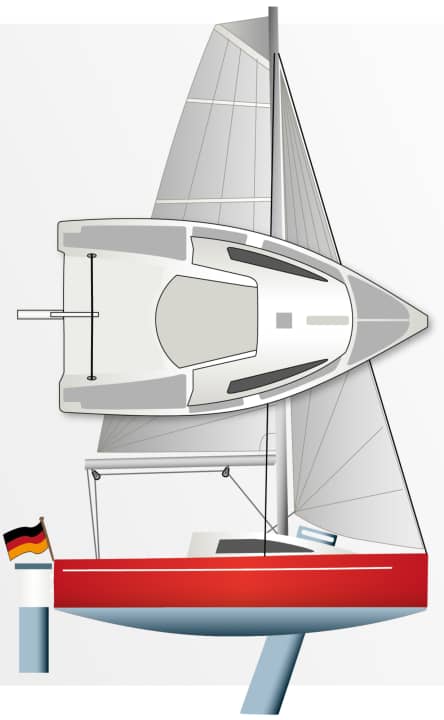 Deltania Mini: Die kleinste Segelyacht der Welt im Test | YACHT