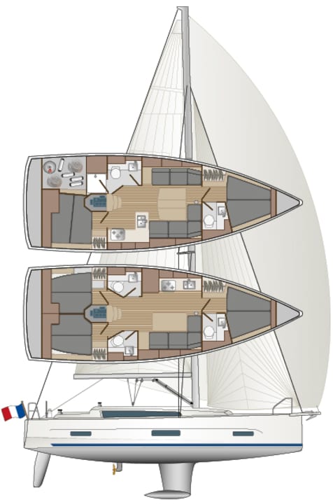 Dufour 390: Space miracle with plenty of room for individuality in the ...