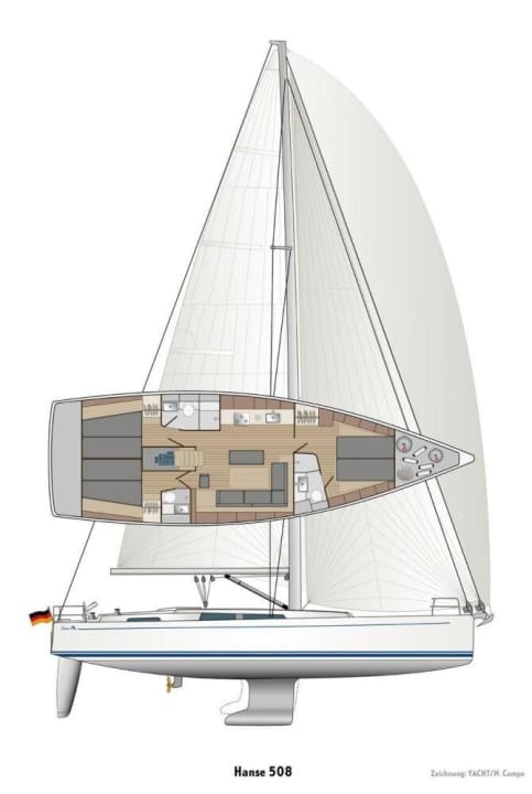 YACHT test: Hanse 508 - Cruising yacht from Germany put to the test | YACHT