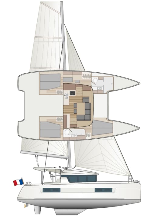 Lagoon 40: Entry-level catamaran with plenty of living comfort | YACHT