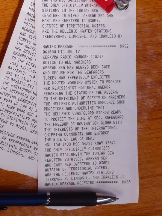 Aegean: Explosive dispute via Navtex | YACHT