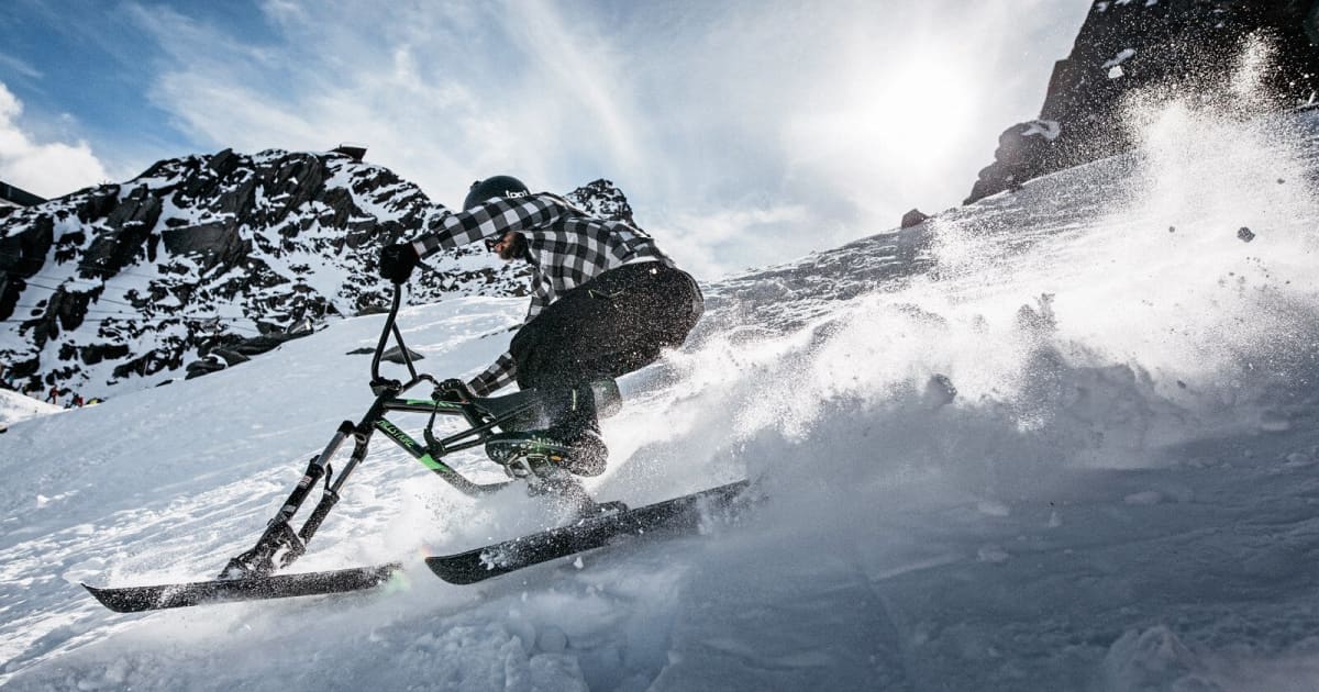 Spaß im Schnee: Snow-Bikes mit Rädern und Kufen | BIKE