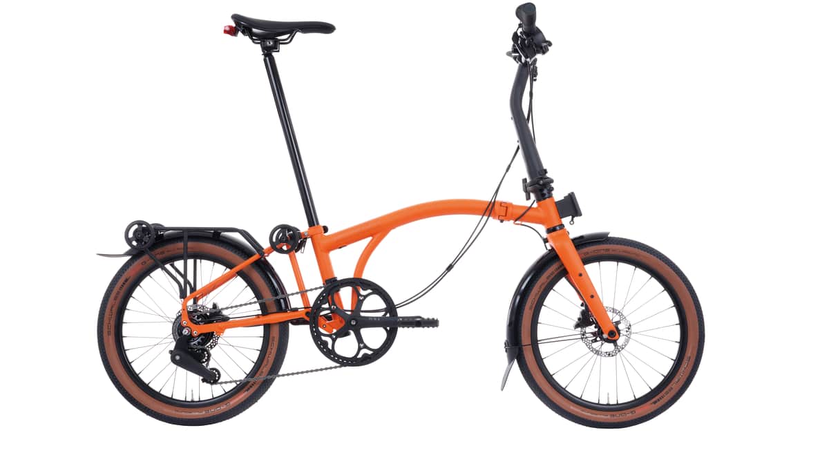 Brompton G Line 8-speed: Like a big bike: folding bike with a wide ...