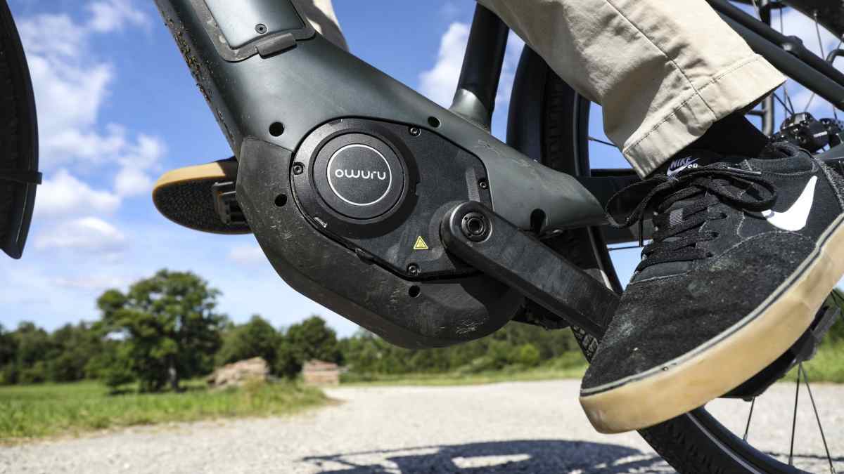 Owuru drive from Decathlon: Futuristic geared motor | BIKE