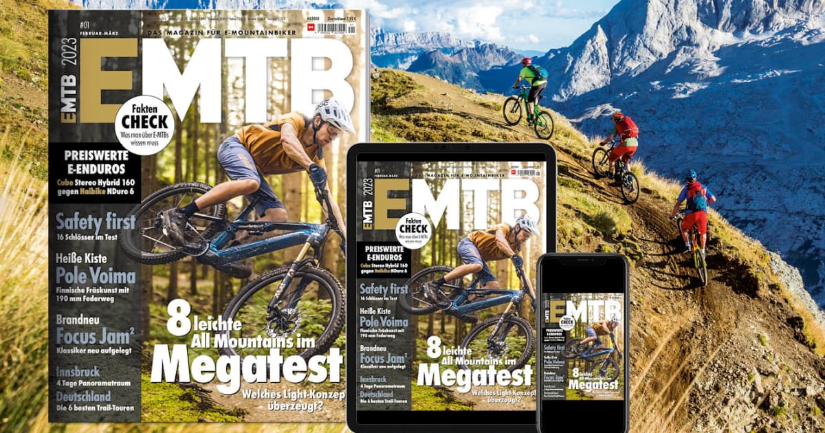 Die neue Ausgabe: EMTB 01/2023 – jetzt lesen! | BIKE