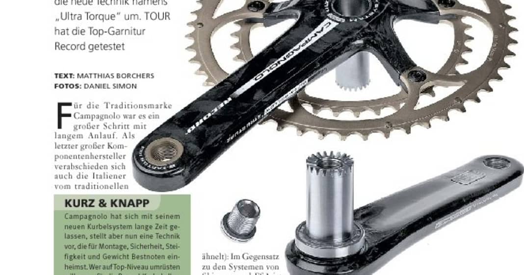 Test: Campagnolo Record Ultra Torque | TOUR