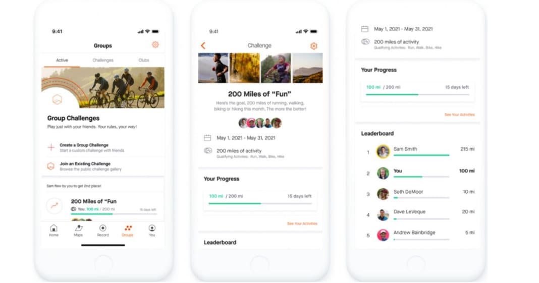 Neu auf Strava: Group Challenges - Strava überarbeitet Karten und ...
