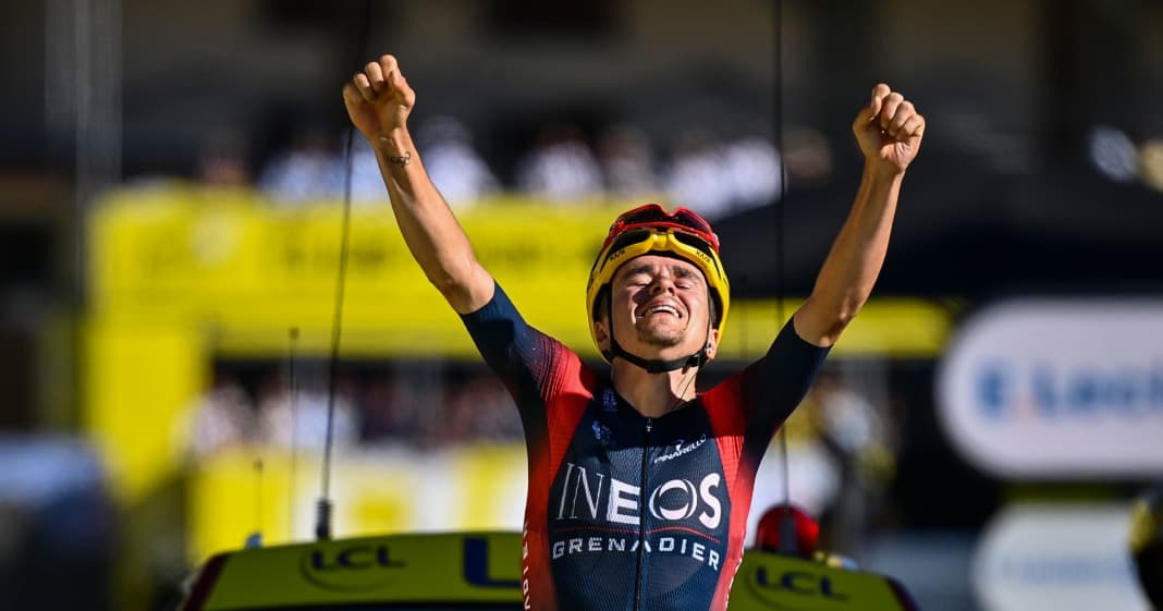 Pidcock siegt in Alpe d'Huez - Vingegaard verteidigt souverän Gelbes ...