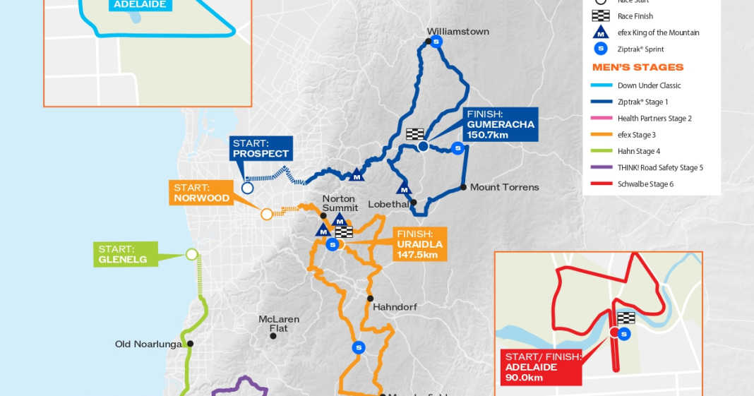 Tour Down Under 2025: Strecke, TV-Übertragung, Live-Stream, Startliste ...