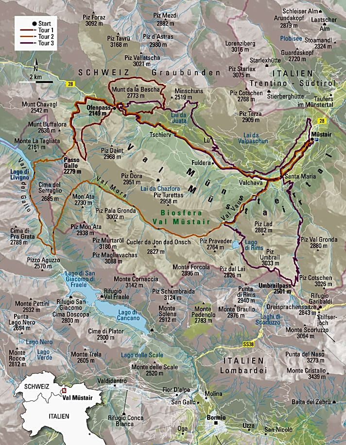 Die schönsten MTB-Trails im Val Müstair inkl. GPS-Daten | BIKE