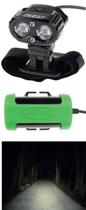 10 MTB Helmlampen im Labor- und Praxistest | BIKE