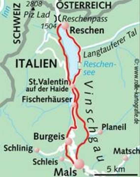 Durchs sonnenreichste Tal der Alpen | BIKE